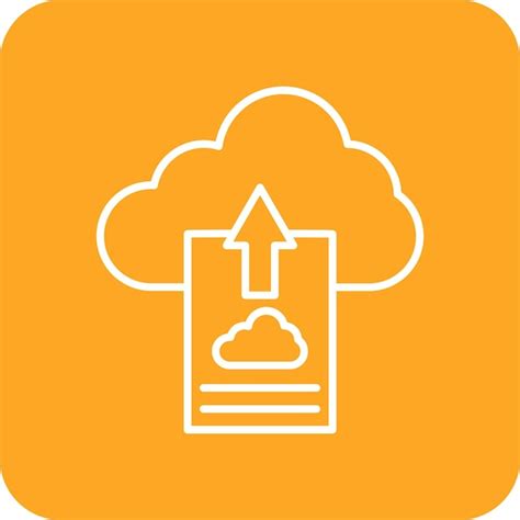 premium vector cloud upload icon