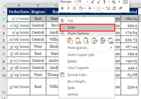 How To Copy Row Height In Excel 5 Easy Ways
