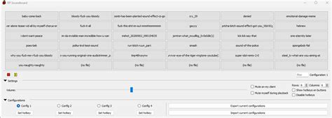 Hotkeys Doesnt Work Issue MGraefe RP Soundboard GitHub