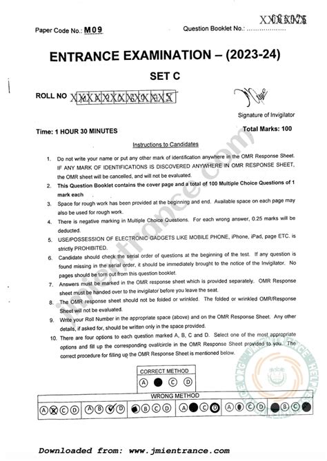 Ma Political Science 2023 Jamia Entrance Question Paper