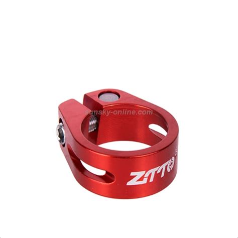 Ztto Mtb 도로 자전거 시트 포스트 클램프 알루미늄 합금 자전거 부품 직경 318mm 빨간색