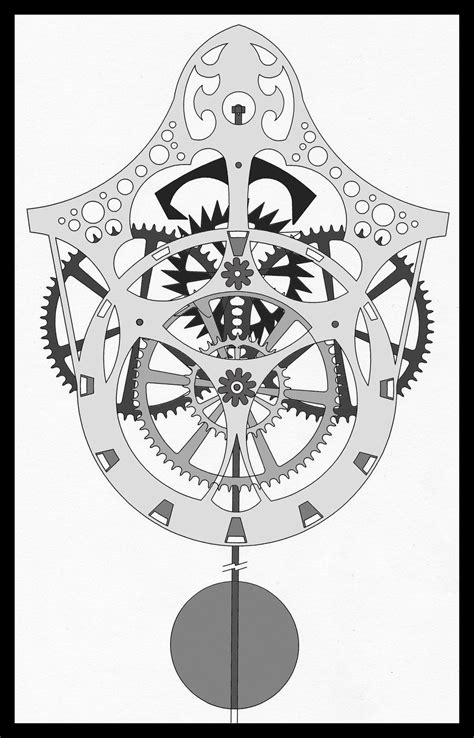 Acrylic Clock Design By Savageworlds