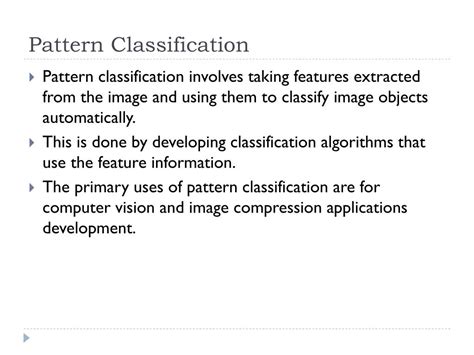 Ppt Pattern Classification And Evaluating Powerpoint Presentation