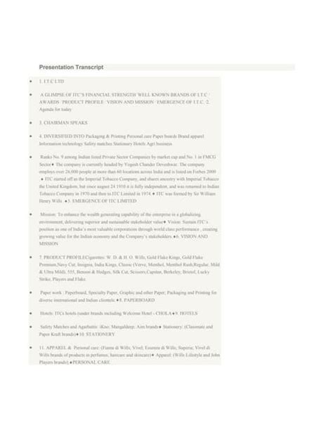 Presentation Transcript Pdf