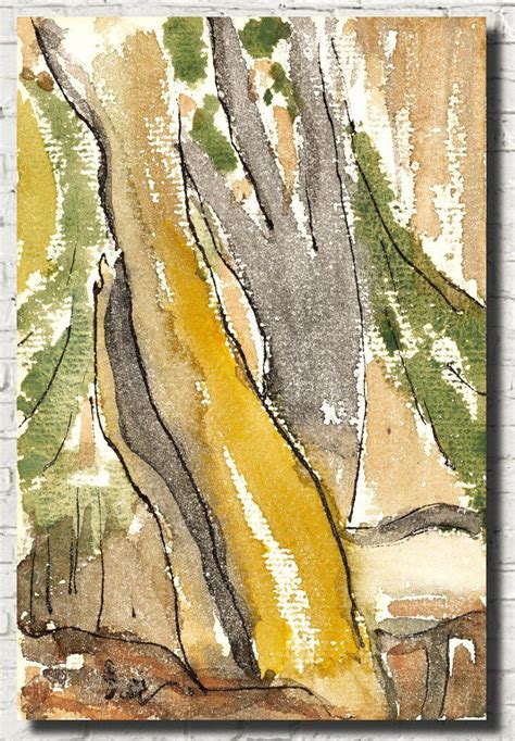 Arthur Dove Fine Art Print Trees Behind The House Arthur Dove