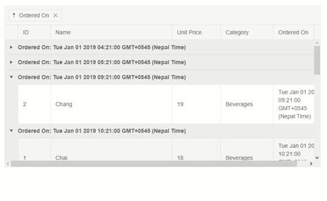 Grid Group Dates Without Time Part Issue Telerik Kendo Angular GitHub