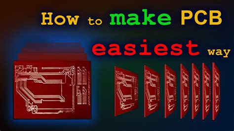 How To Make Pcb At Home Easiest Way Youtube