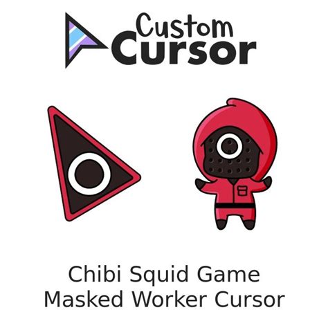 Chibi Squid Game Cursor Collection Custom Cursor Ideas In