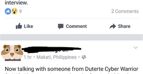 So A Local Tech Editor Confirmed That Duterte Cyber Warriors Arent