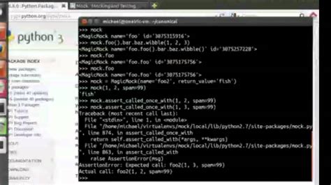 A Gentle Introduction To Mock For Python By Michael Foord Youtube