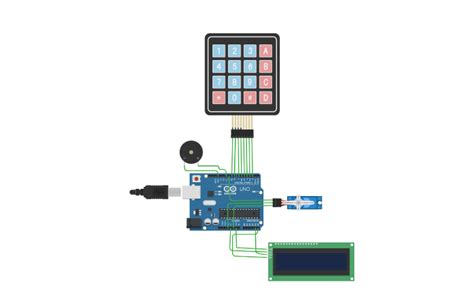 Circuit Design Simple Door Lock Tinkercad