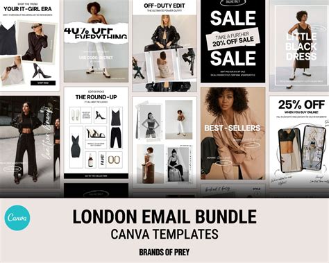 Editable Email Templates Email Marketing Product Marketing Etsy