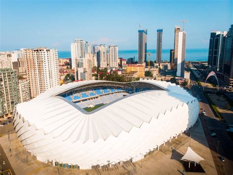 Batumi Georgia 4th August 2022 Aerial Panoramic View Football