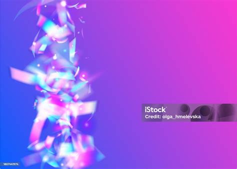투명 효과 만화경 텍스처 홀로그램 배경입니다 판타지 포일 디스코 디자인 플라잉 아트 반짝이는 화려한 배경입니다 보라색 복고풍