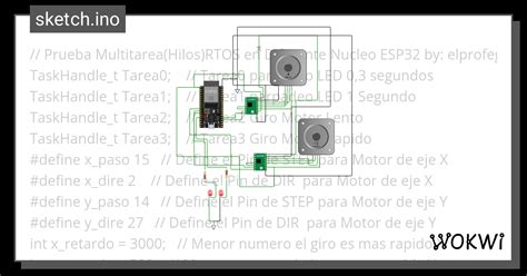 Dualcore Wokwi Esp32 Stm32 Arduino Simulator