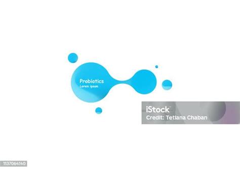 Probiotics 박테리아 벡터 디자인입니다 유산 균 Probiotic 박테리아와 디자인의 개념 프리 바이오 틱 건강 영양 성분이 함유 된 템플릿 디자인 녹색에 대한 스톡