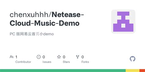 GitHub chenxuhhh Netease Cloud Music Demo PC 版网易云首页小demo