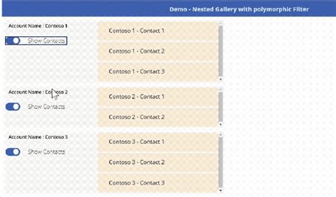 Canvas App Nested Galleries Using Polymorphic Lookup Filter Rajeev