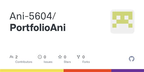 GitHub Ani 5604 PortfolioAni