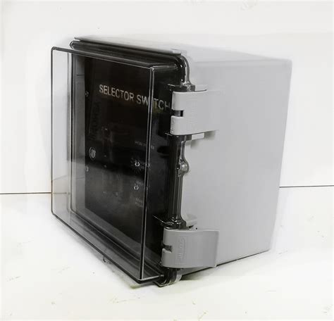Selector Switch Panel Black With Custom Enclosure Box Ac Dc Marine Inc