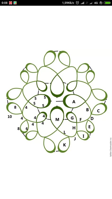 Alexandra Square Free Tatting Pattern Artofit
