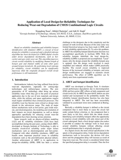 Application Of Local Design For Reliability Techniques For Reducing