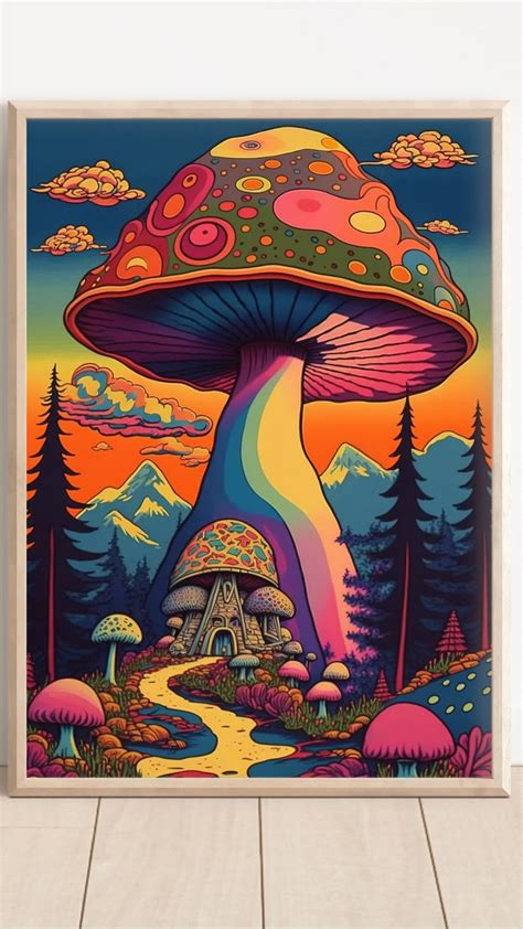 Psychedelic Mushroom Art