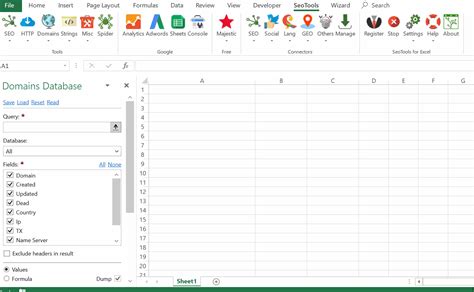 Domains Database Connector