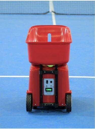 2023 New Tennis Ball Launcher Machine Automatic Programmable Battery Operated Sports Equipment