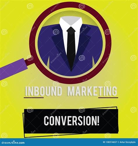 Handwriting Text Inbound Marketing Conversion Concept Meaning Process