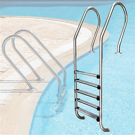 Buy Stainless Steel In Ground Swimming Pool Ladder 2 Step In Ground Swimming Pool Ladder With