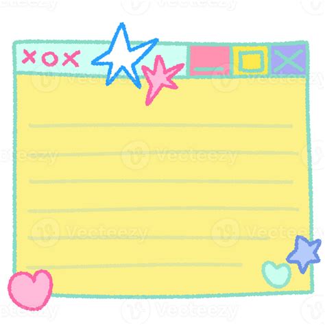 Cute Notes Pngs For Free Download