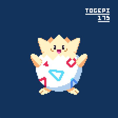 Day 18 Of Drawing The Entire Pokedex Togepi The Spike Ball Pokemon
