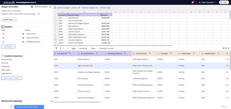 Data Mapper Filters Datarails
