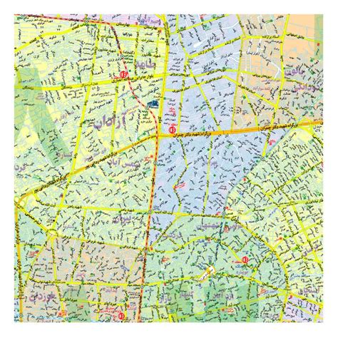 ⭐️ قیمت و خرید نقشه راهنمای مناطق شهرداری کلانشهر اصفهان گیتاشناسی نوین