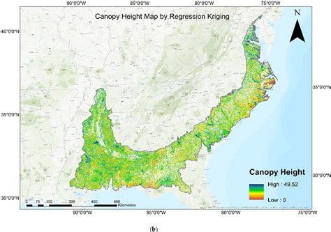 figure 4 from a comparison of machine learning and geostatistical approaches for mapping forest