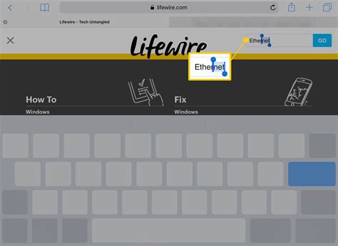 How To Cut Copy And Paste Text On The Ipad