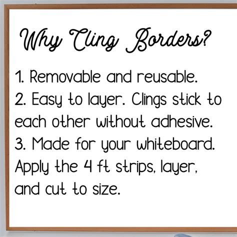 Varsity Stripes Whiteboard Cling Borders