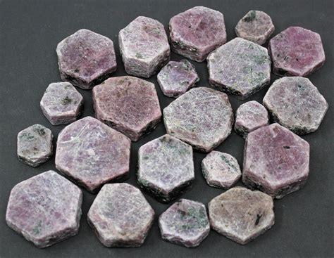 Ruby Corundum Natural Ruby Ruby Hexagon Crystals Choose Ounces Or Lb Bulk Wholesale Lots