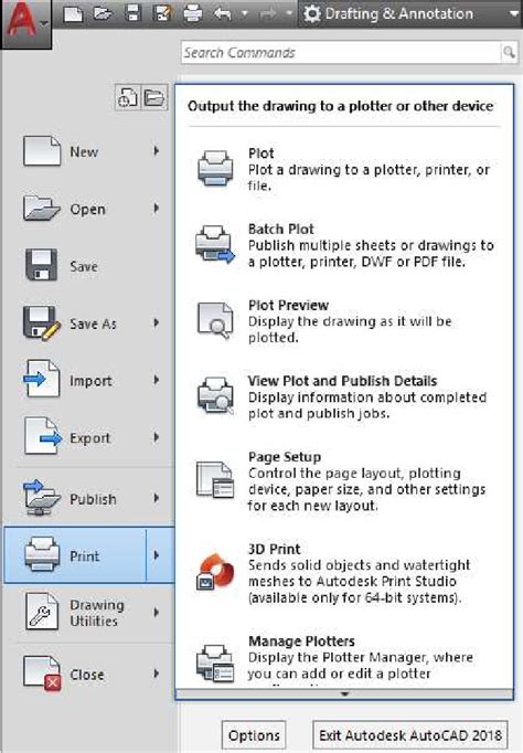 Sub Menu Do Menu Print Selecionando A Opção Configuração Da Página