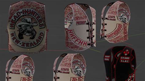 Create Custom Fivem Clothing Kuttes Mc Mc Vest Custom Kuttes Biker Clothing By Donald Radford