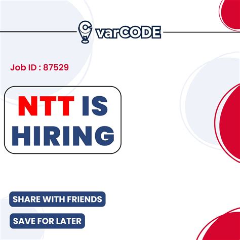 varcode edtech on linkedin nttdatahiring offcampus jobopportunity cybersecurity