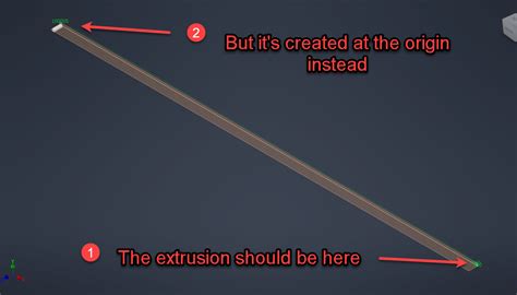 Extrusion Fails When Starting From A Sketch Far From The Origin In Inventor
