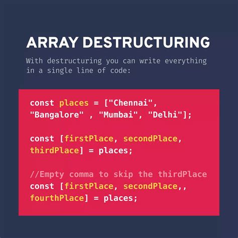 Destructuring In Javascript Pdf
