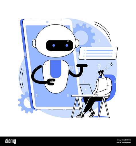 Chatbot Development Platform Abstract Concept Vector Illustration Stock Vector Image And Art Alamy