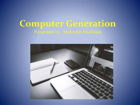 4th Generation Of Computer Pdf Computing Technology And Computing
