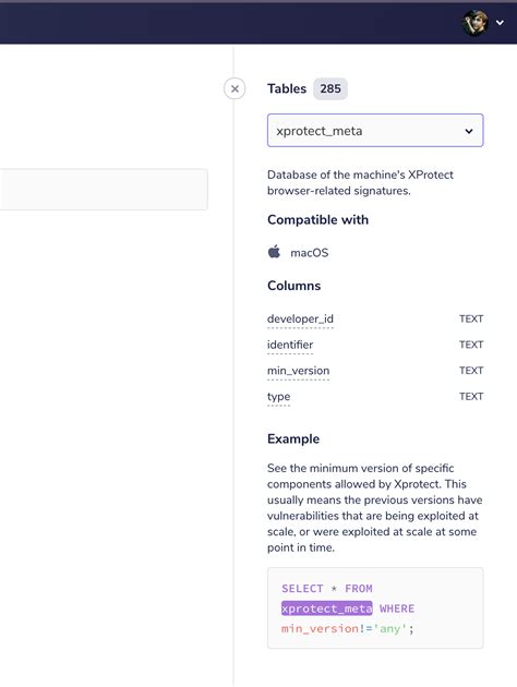 Report A Bug Or Issue In A Table From Fleet Query Console Sidebar And