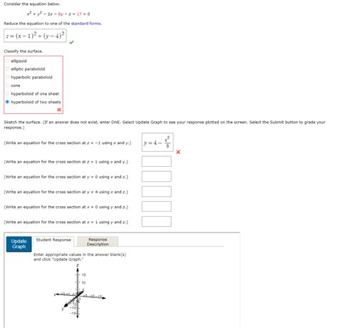 Consider The Equation Below X2 Y2−2x−8y−z 17 0