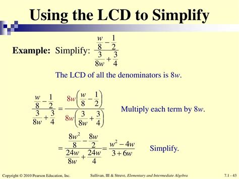 Ppt Chapter 7 Rational Expressions And Equations Powerpoint