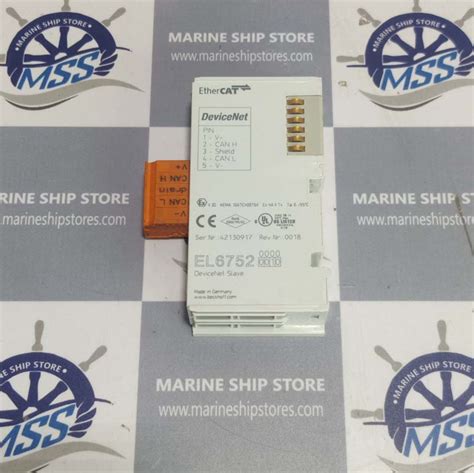 BECKHOFF EL6752 0010 DEVICENET Marine Ship Store